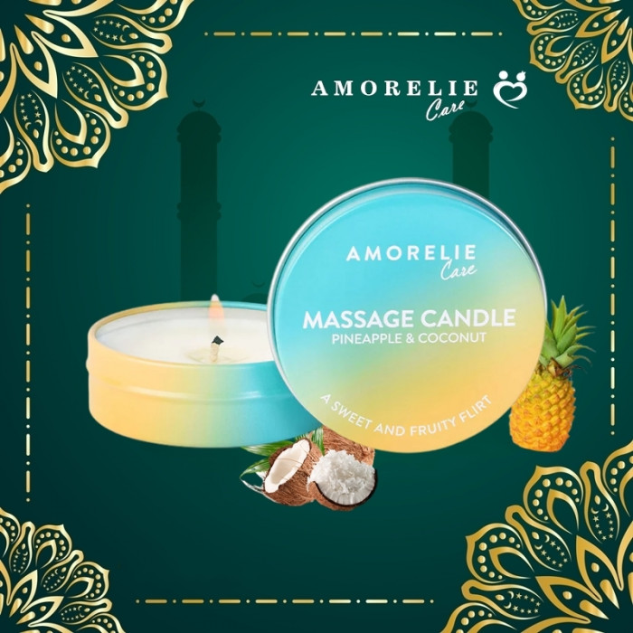 Amorelie Massage Candle Pineapple & Coconut | Dubai